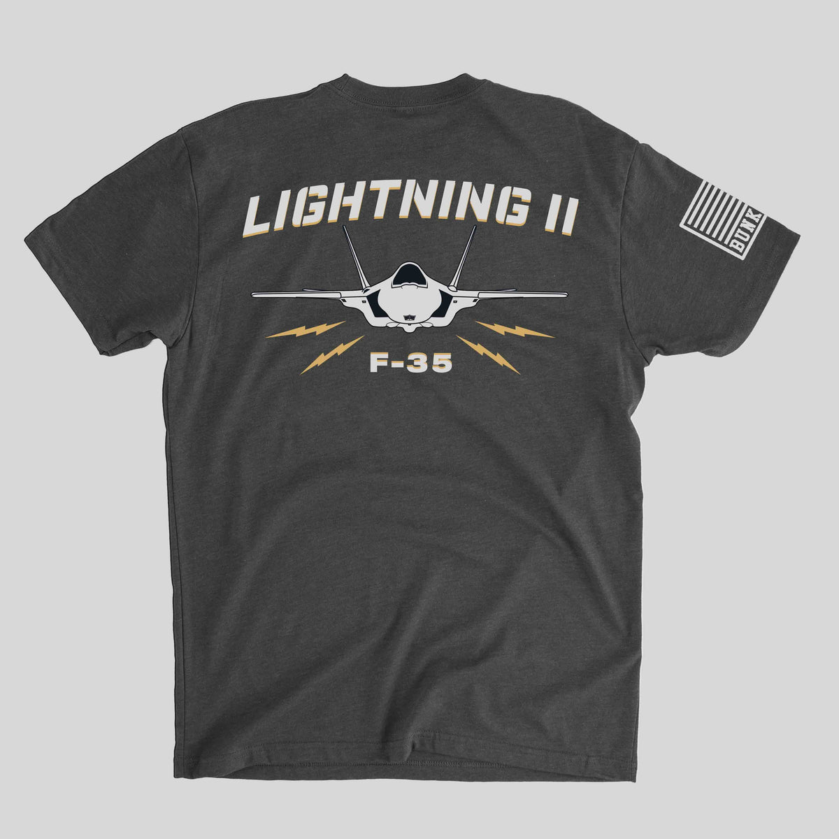 F-35 Lightning II T-Shirt - Military Aviation Shirts - BUNKER 27