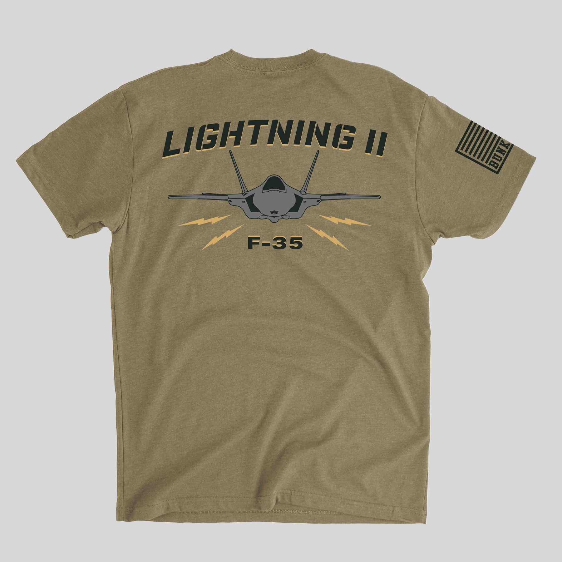 F-35 Lightning II T-Shirt - Military Aviation Shirts - BUNKER 27