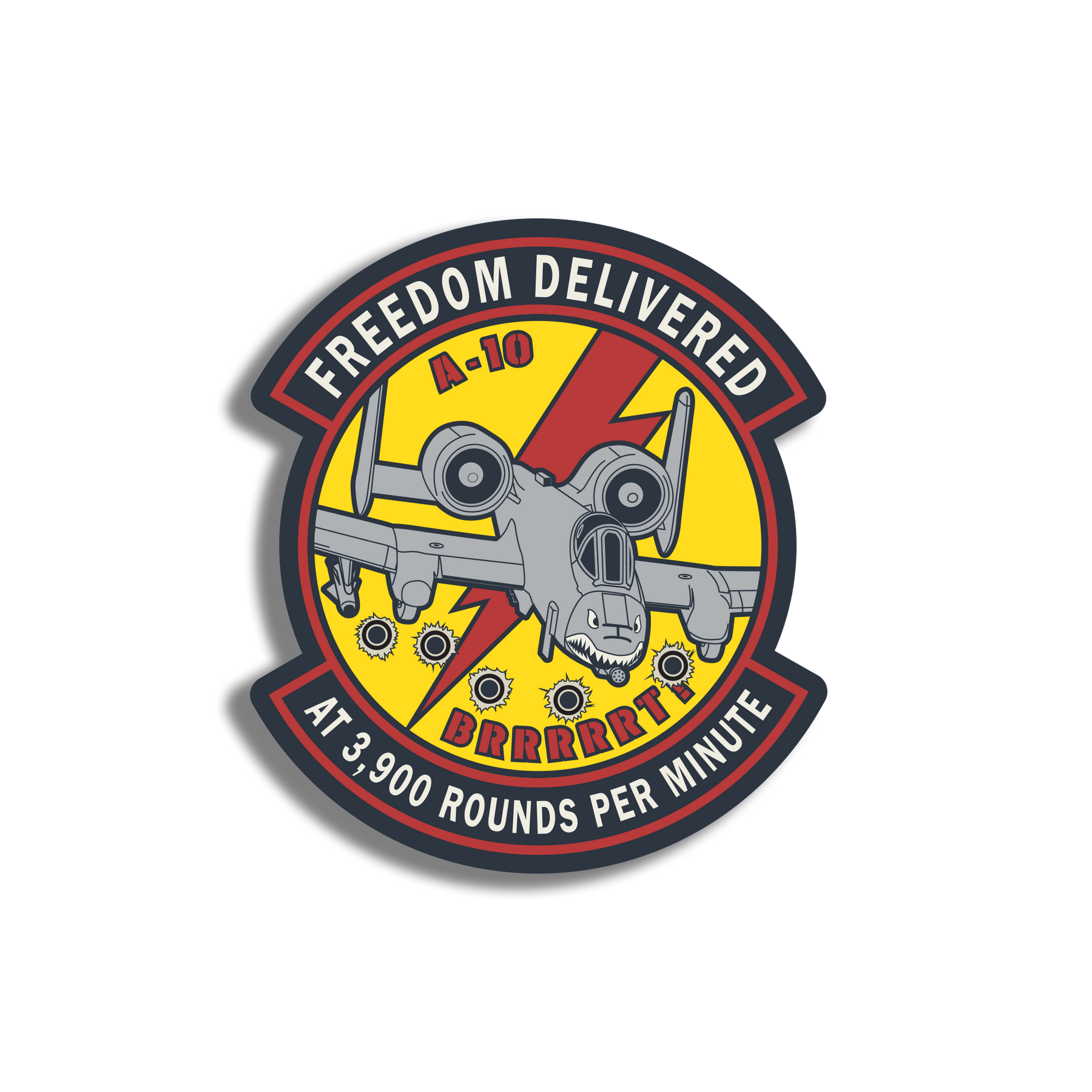 A-10 Warthog 3.5" PVC Patch - BUNKER 27