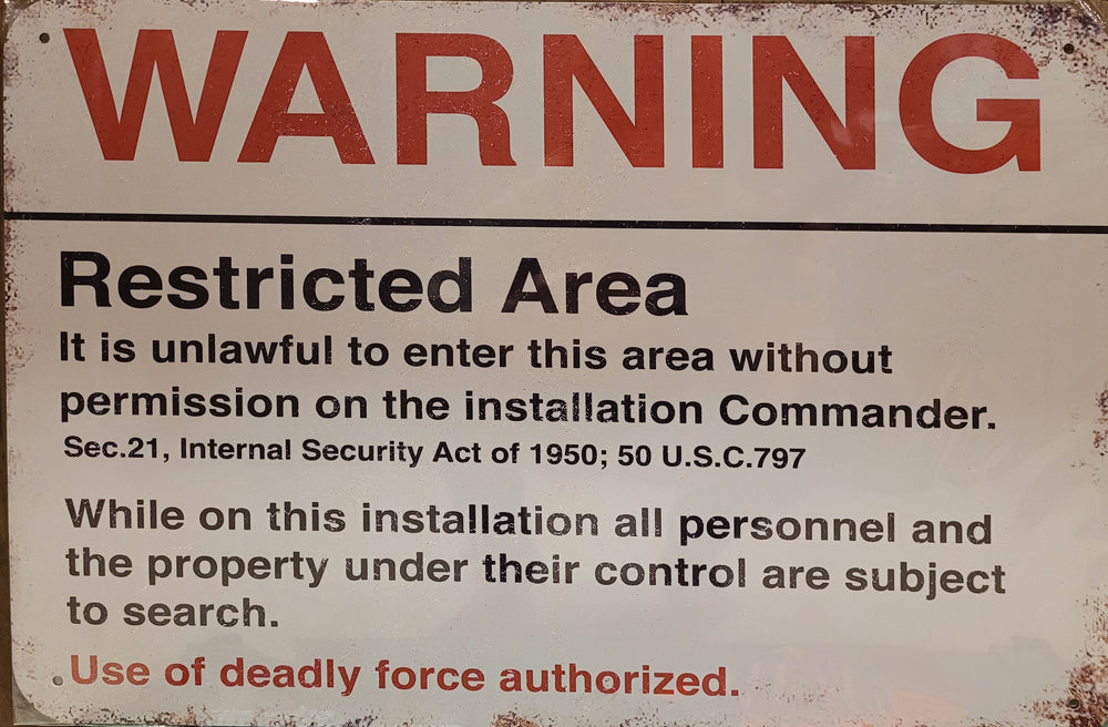 Metal Signs - BUNKER 27